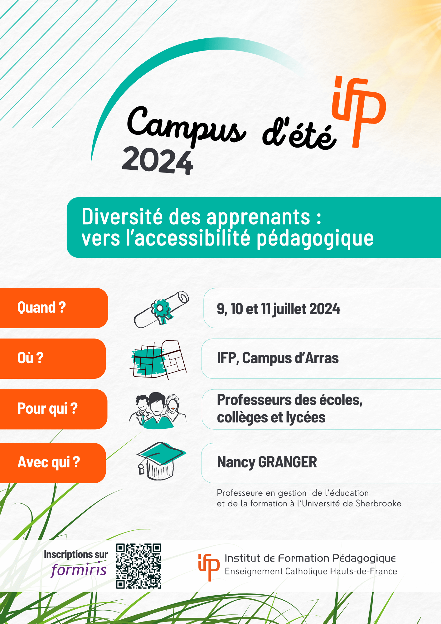 Campus d'été IFP 2024 : vers l’accessibilité pédagogique - IFP Hauts-de ...